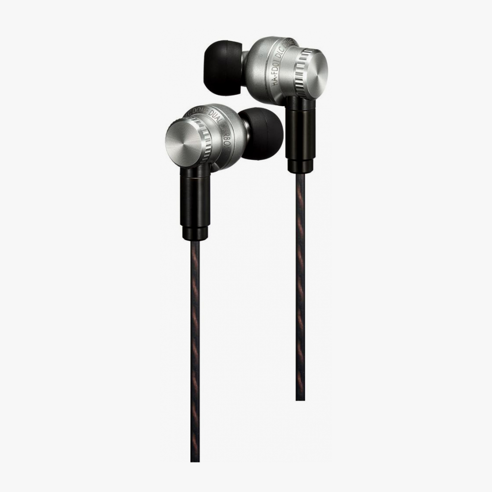 Купить Проводные наушники JVC HA-FD01-F, серый - цена, характеристики ...
