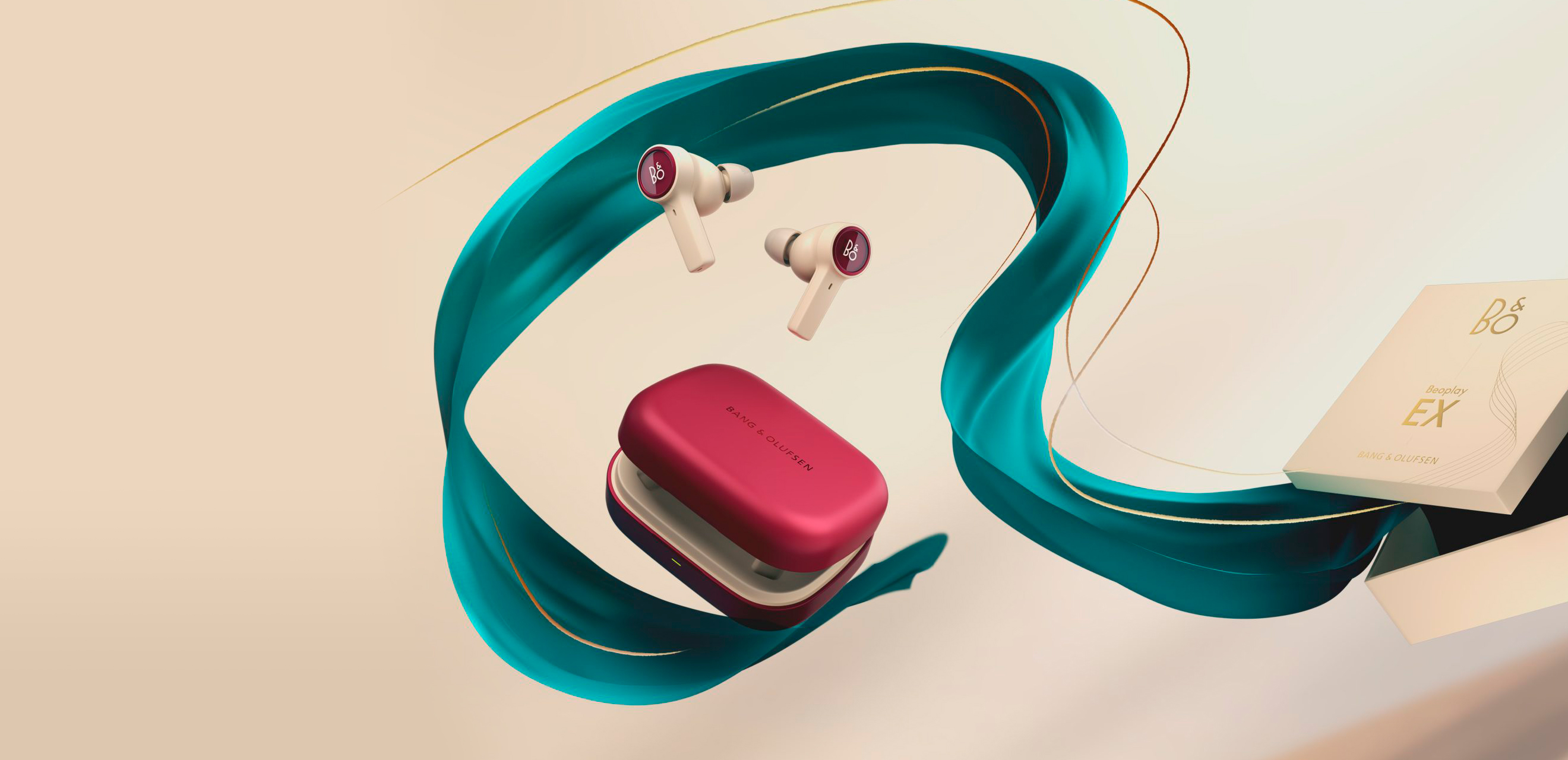 Купить Беспроводные наушники Bang & Olufsen Beoplay EX Lunar Red, лунно ...
