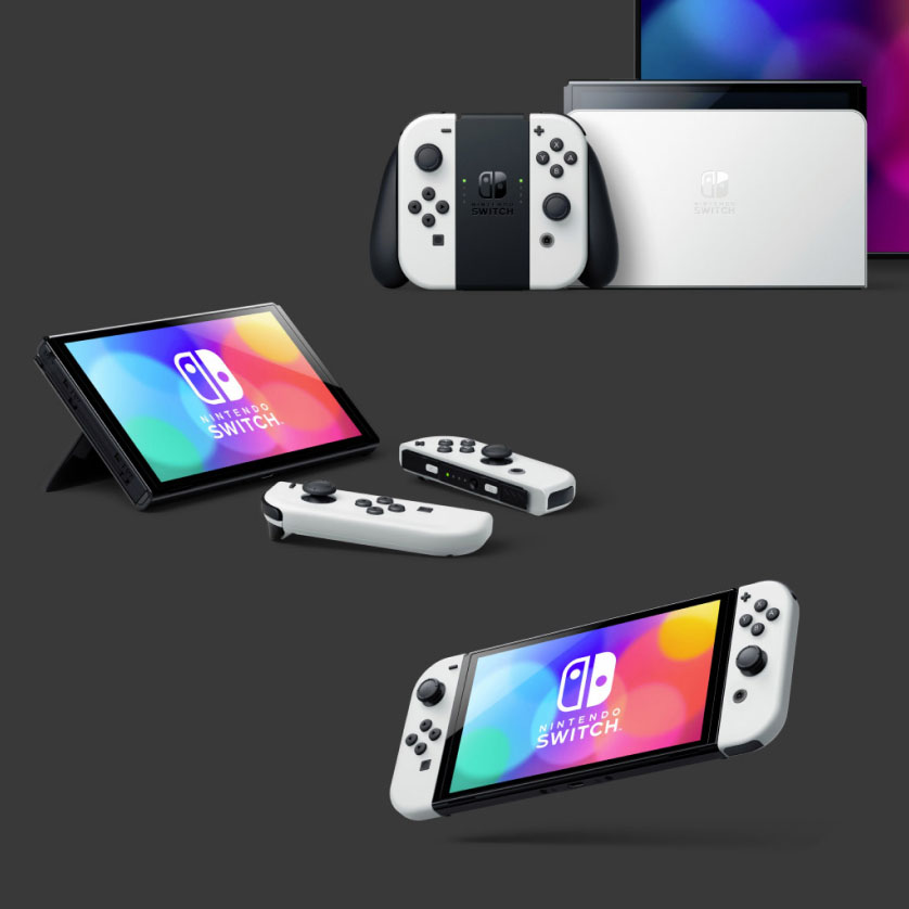 Купить Игровая приставка Nintendo Switch OLED Model 64 ГБ, синий ...