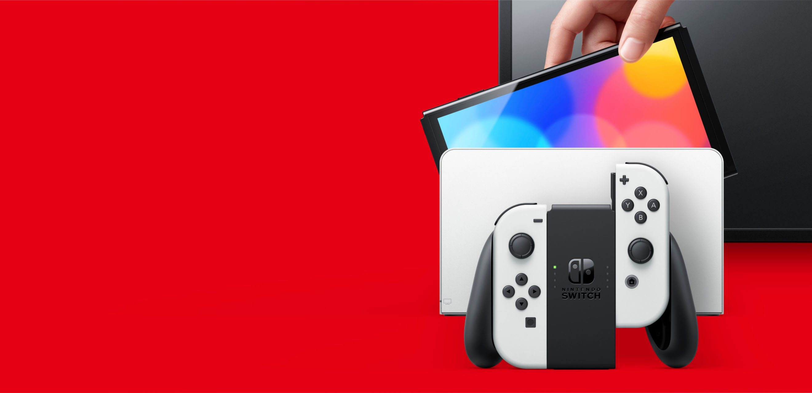 Купить Игровая приставка Nintendo Switch OLED Model 64 ГБ, белый — цена ...